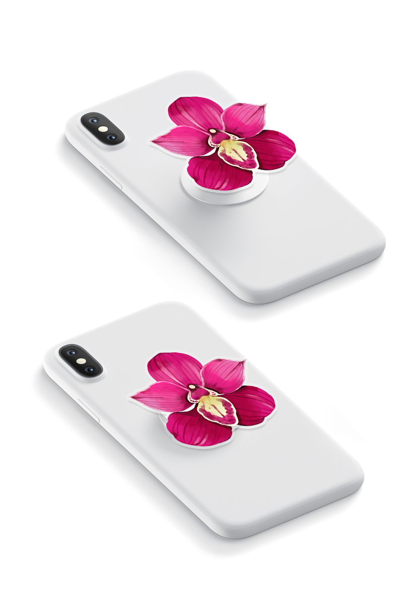 Magenta Orchid - GRIPUP™ Special Edition Orkedia Collection Phone Grip ...